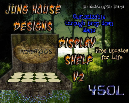 Second Life Marketplace - Jung House Designs Meeroo Nest Display v2